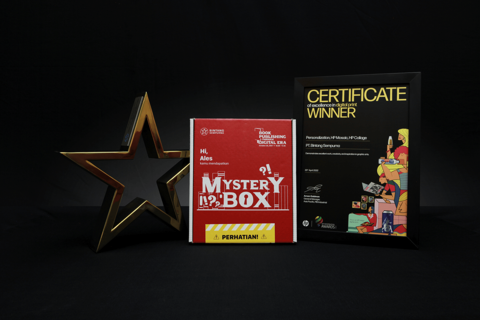 4 Trofi untuk PT Bintang Sempurna, HP Inkspiration Awards 2022!