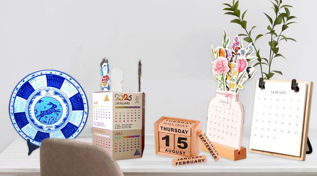 Inspirasi Desain Kalender Meja Sederhana dan Aesthetic - Onlineprint.co ...